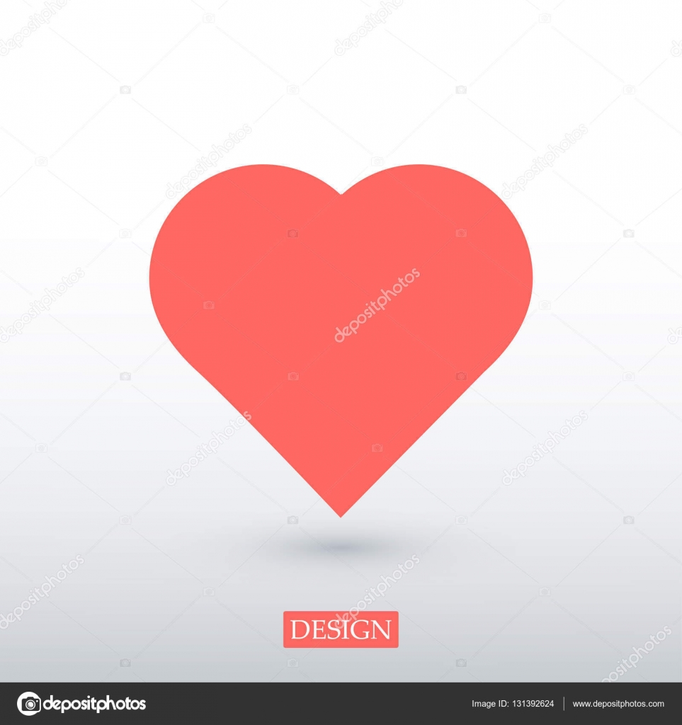 Hart button icon Stock Vector by ©SimVA 131392624