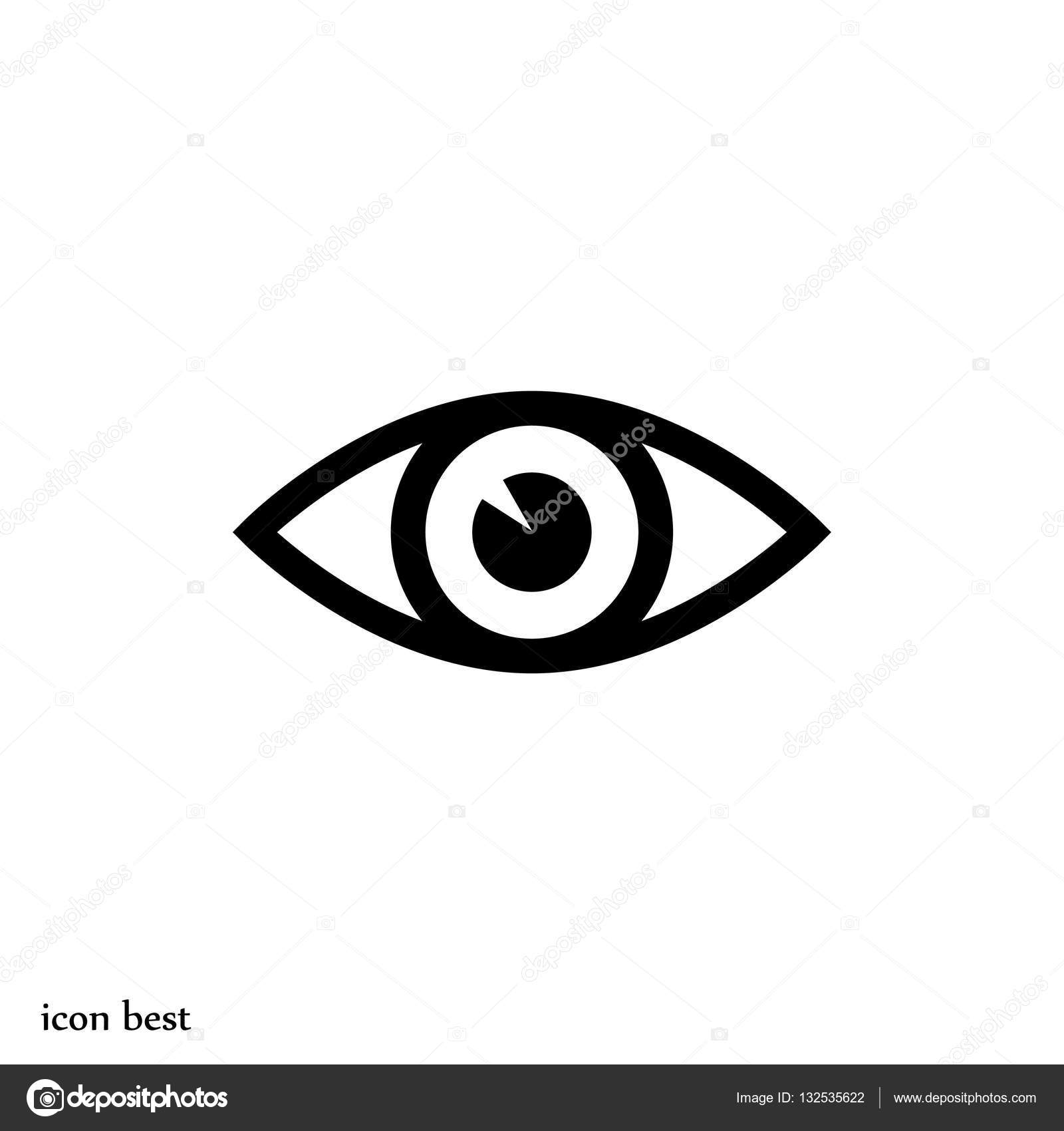 Human eye icon Stock Vector Image by ©SimVA #132535622