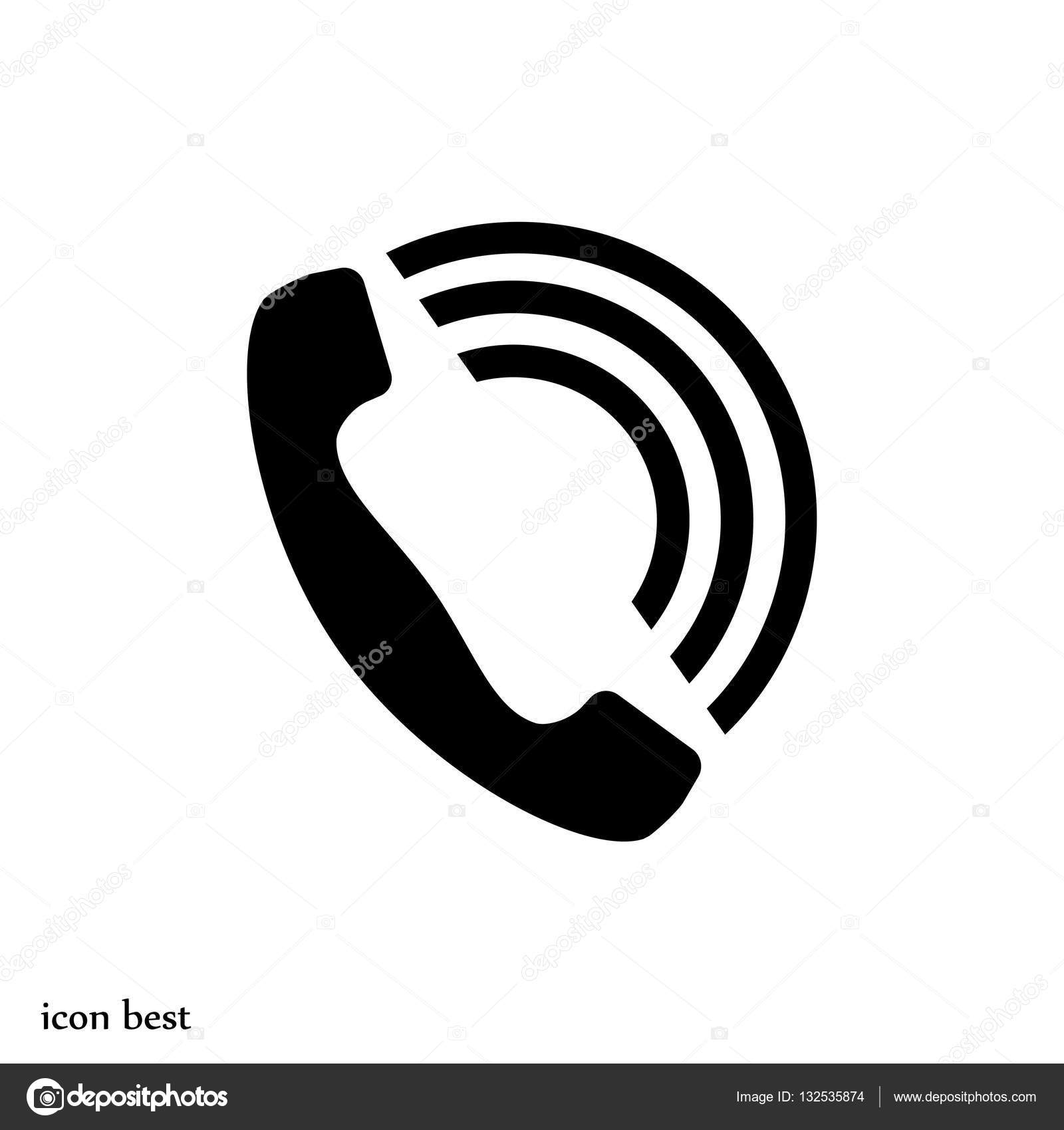 Call button icon Stock Vector by ©SimVA 132535874