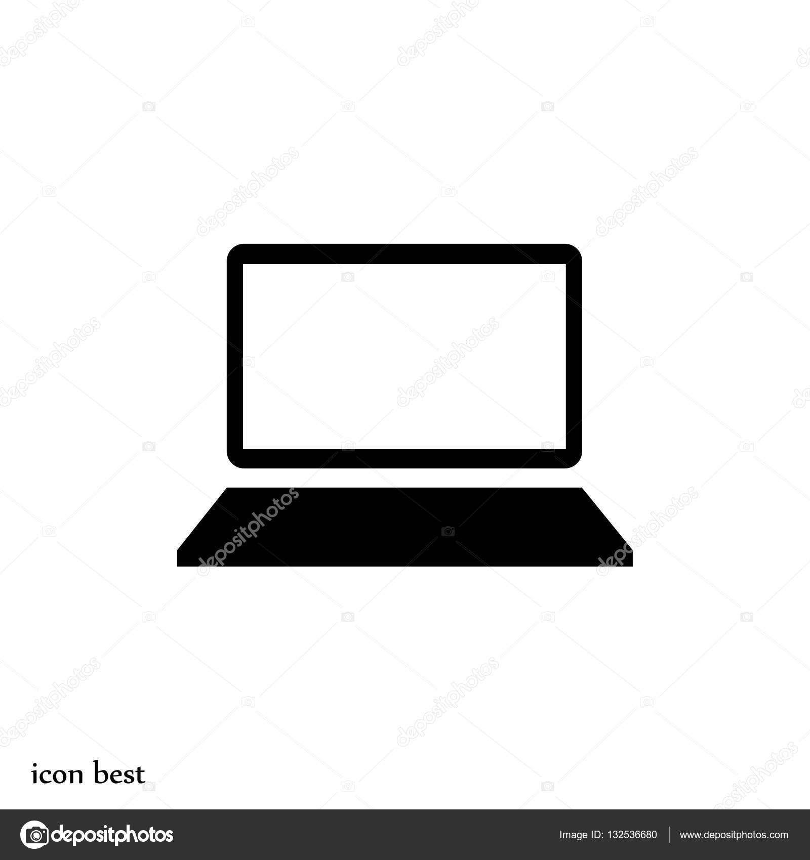 Computer simple icon — Stock Vector © SimVA #132536680