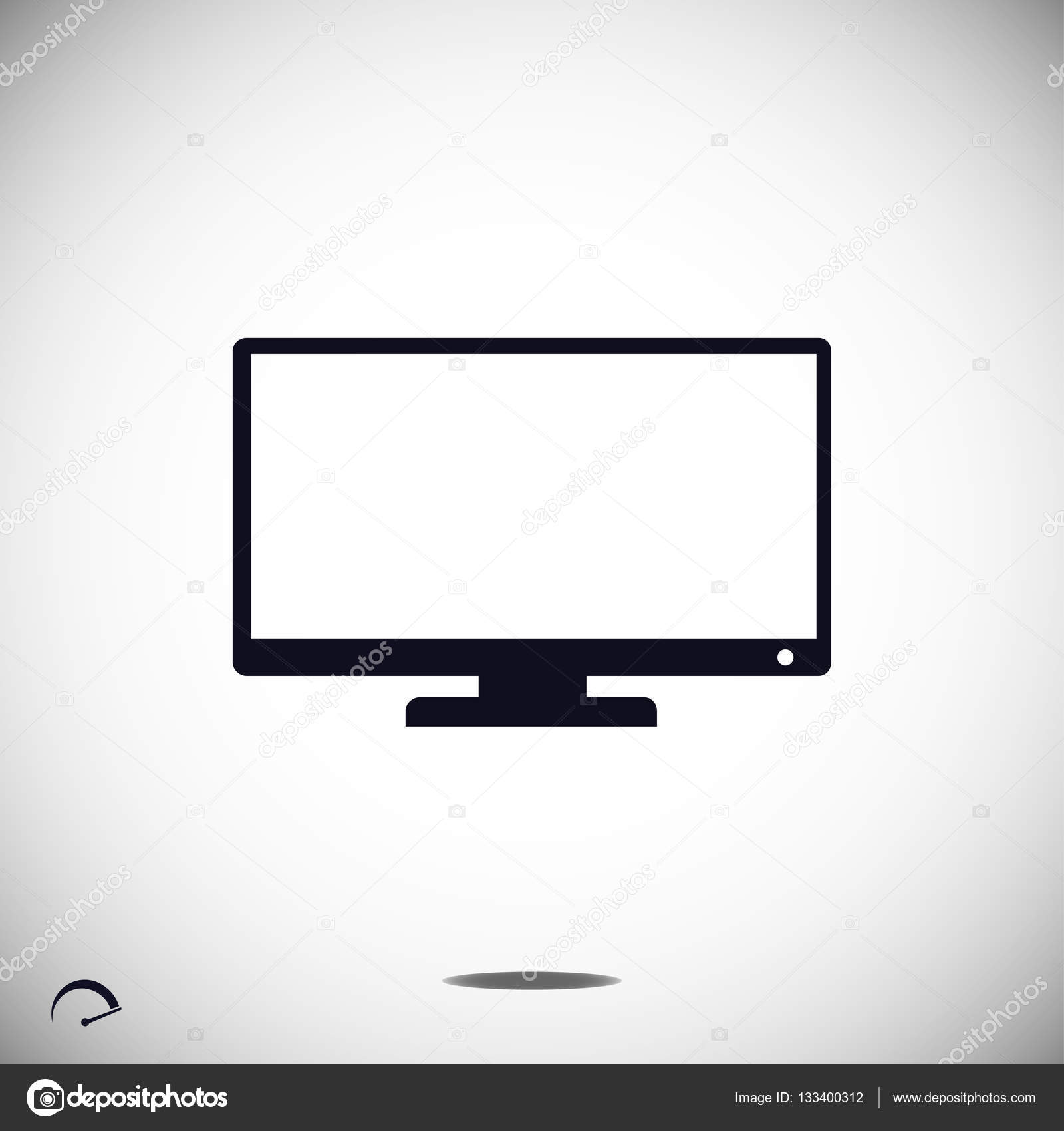 Simple TV icon Stock Vector Image by ©SimVA #133400312