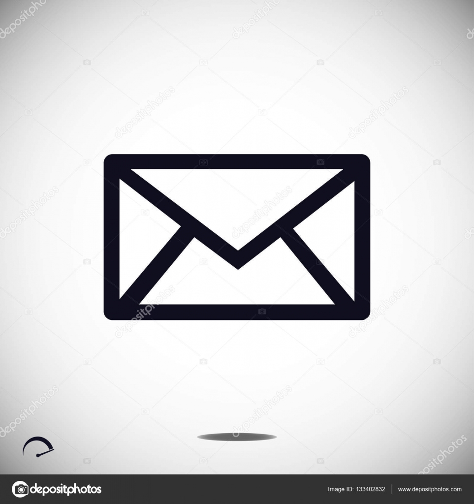 Message flat icon Stock Vector Image by ©SimVA #133402832