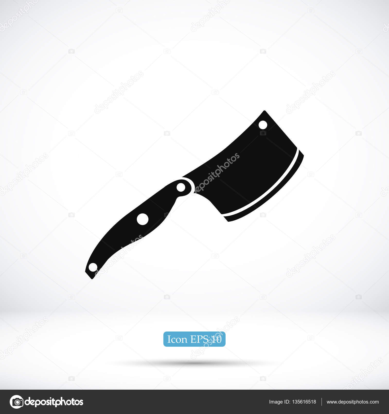 Simple knife icon Stock Vector Image by ©SimVA #135616518