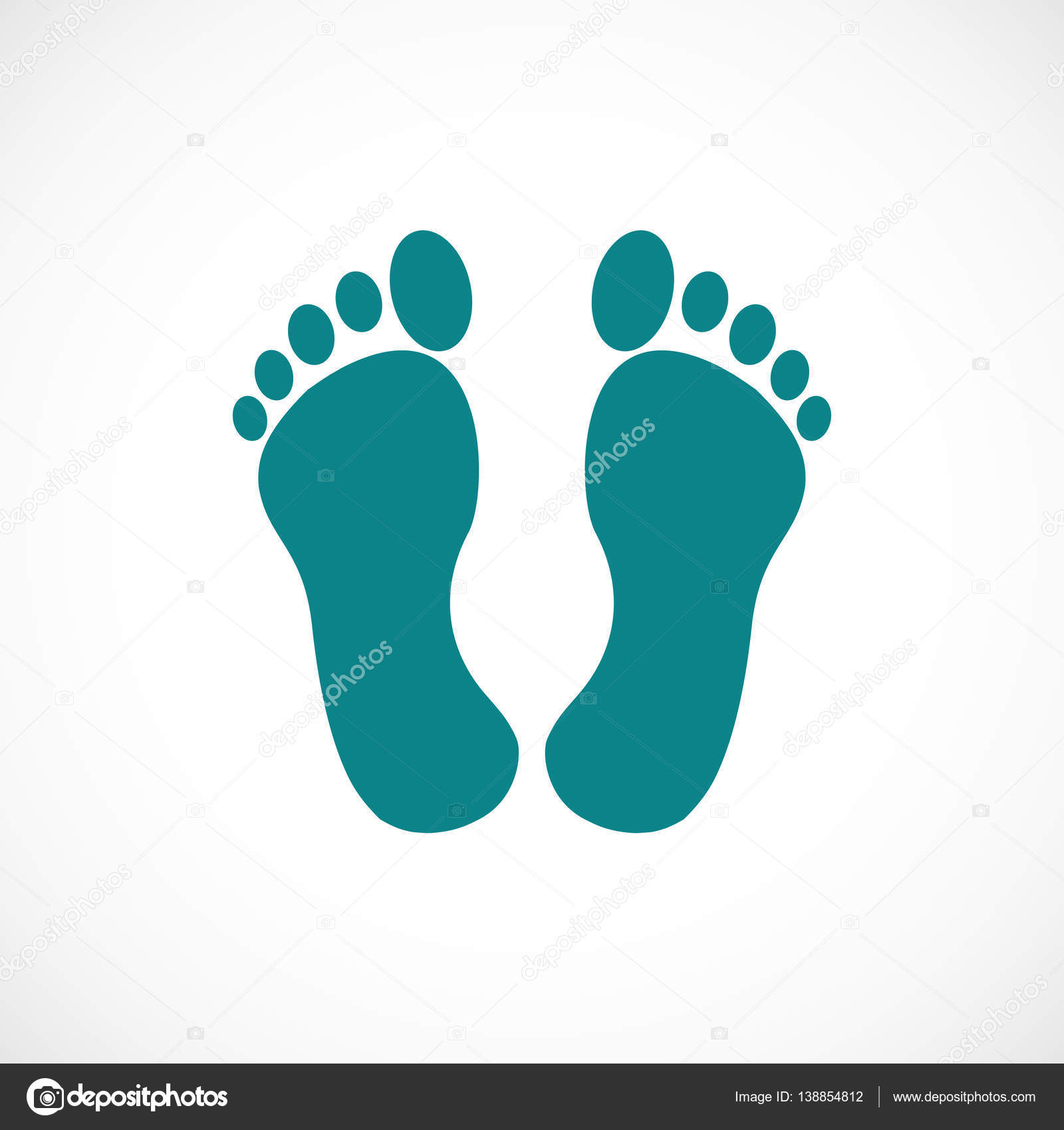 Human feet icon Stock Vector Image by ©SimVA #138854812