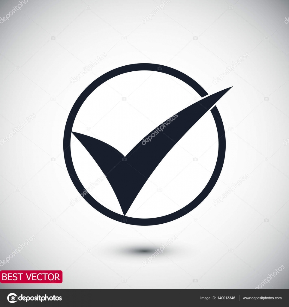 Ok sign icon Stock Vector by ©SimVA 140013346