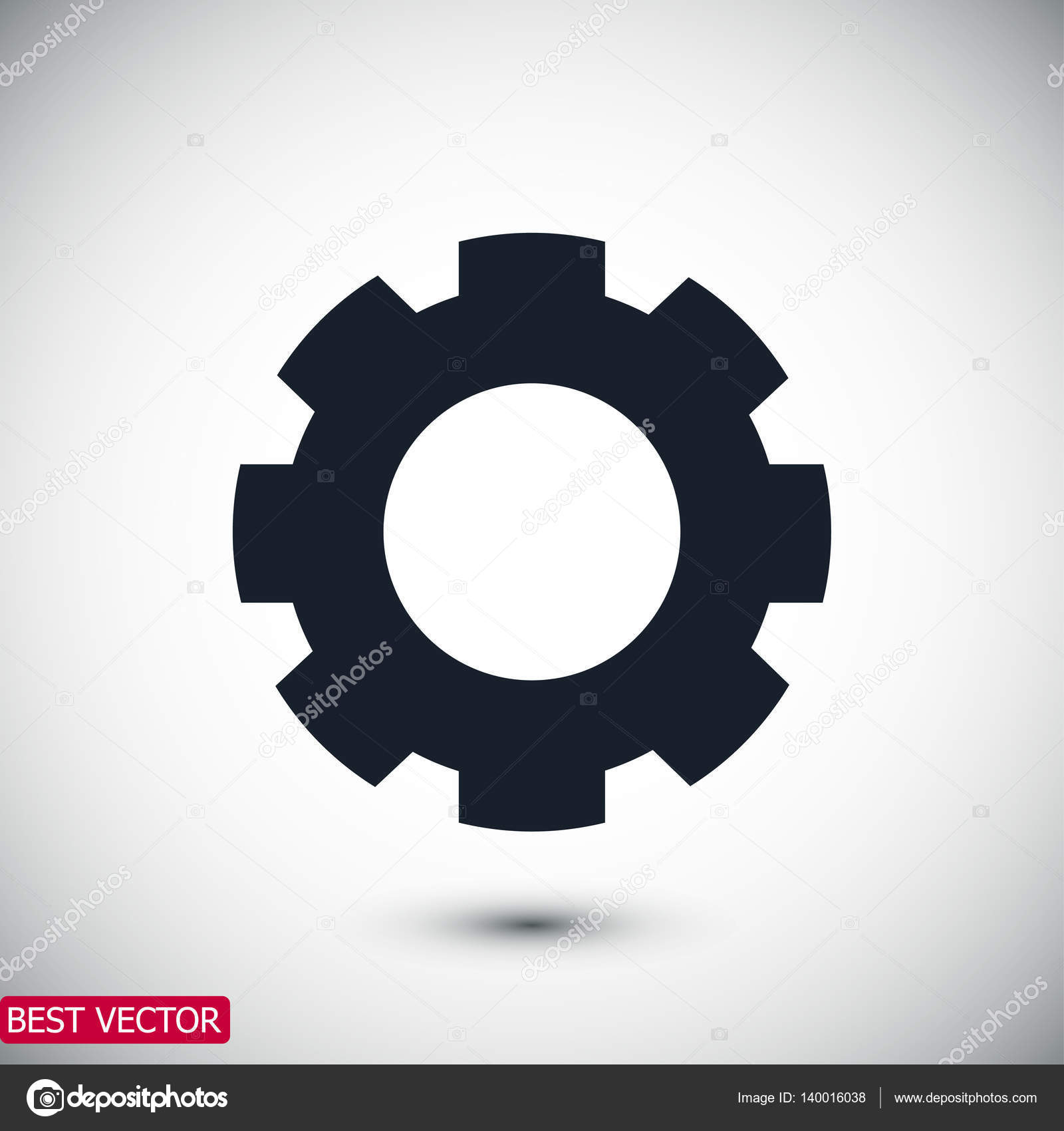 Icono De Engranajes Simple