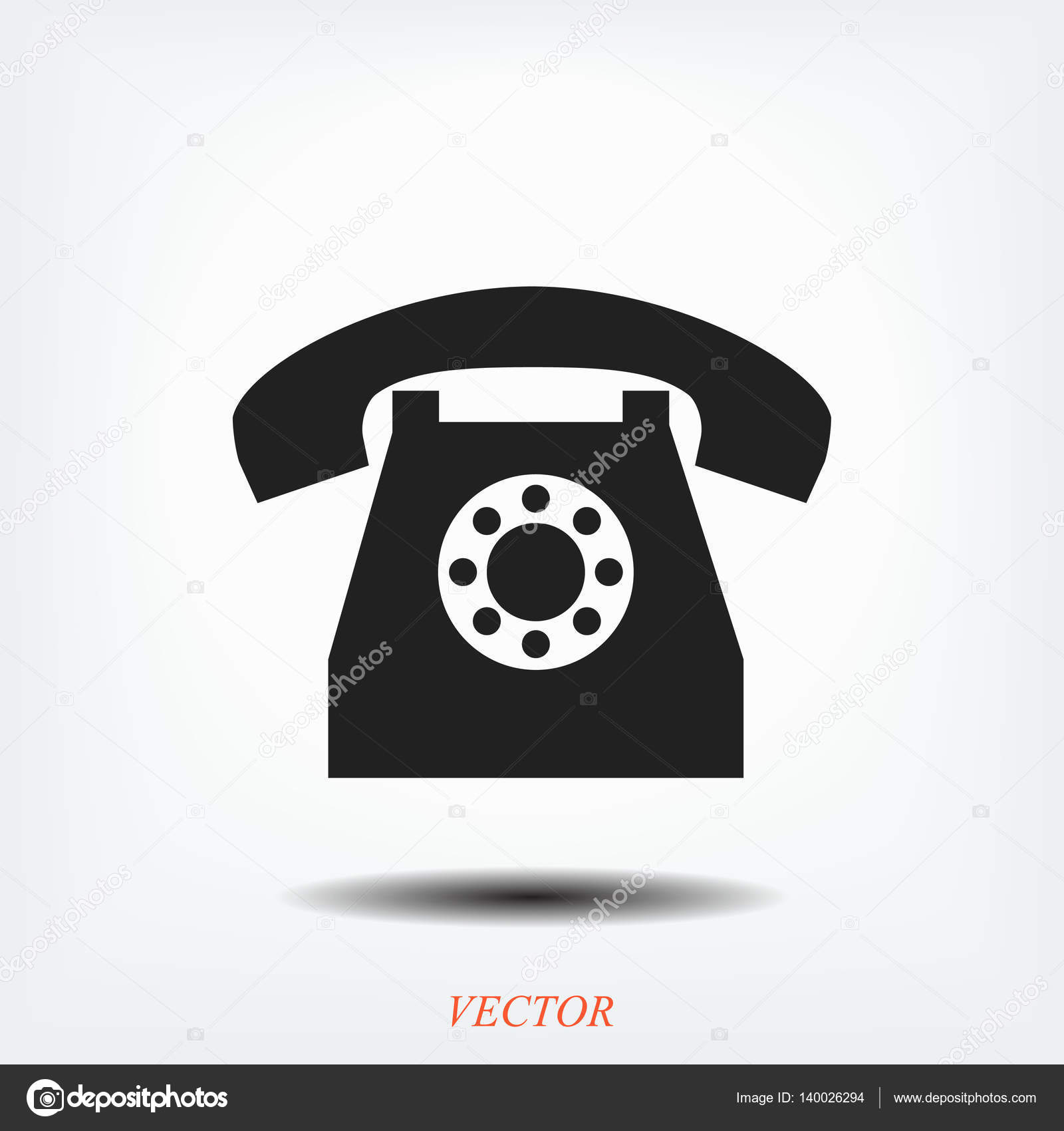Simple phone icon Stock Vector Image by ©SimVA #140026294