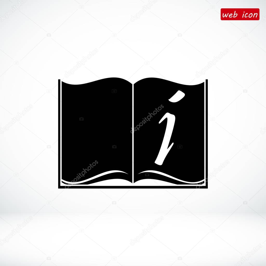 Info book icon — Stock Vector © SimVA #140020308