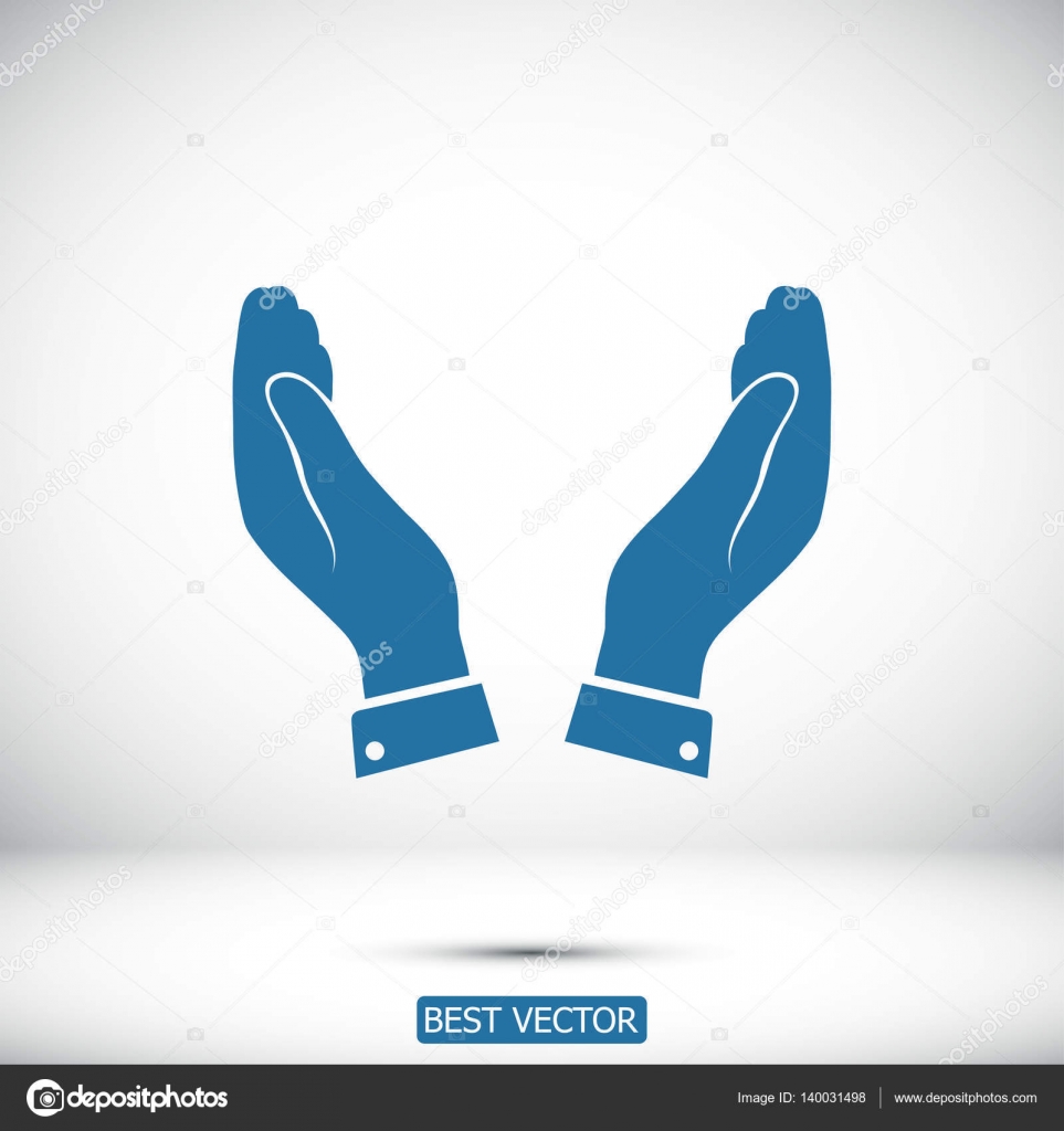 Hands simple icon Stock Vector Image by ©SimVA #140031498