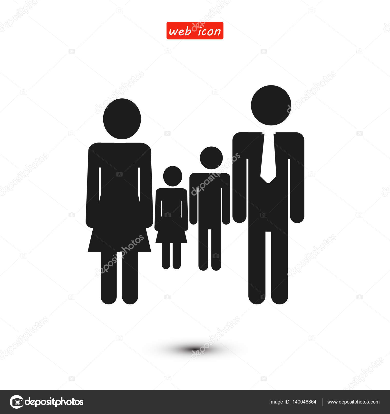 Icono familiar simple Vector de stock por ©SimVA 140048864