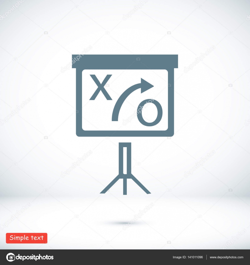 Presentation sign icon Stock Vector by ©SimVA 141011096