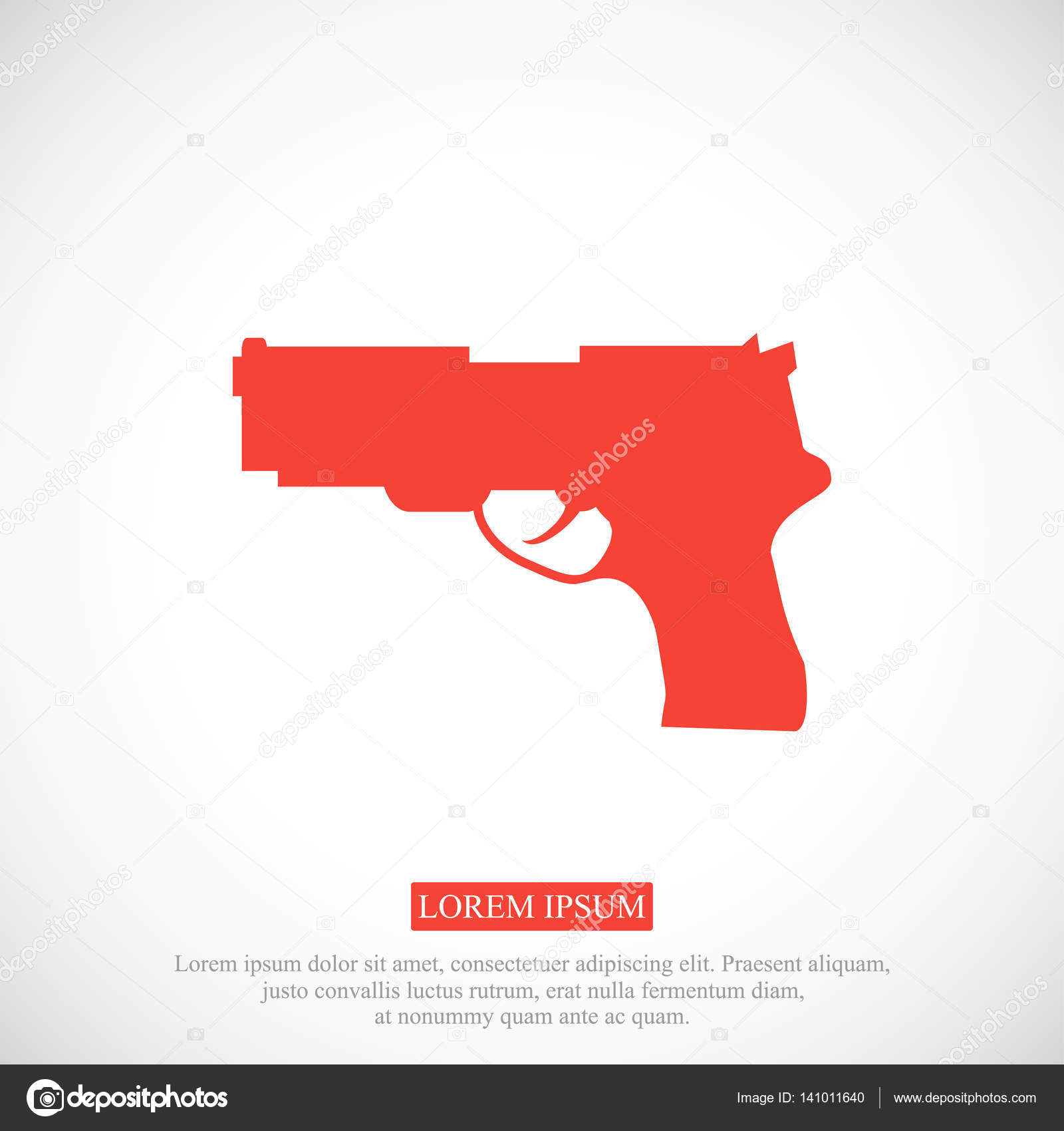 Gun simple icon — Stock Vector © SimVA #141011640 Gun simple icon — Stock Vector © SimVA #141011640
