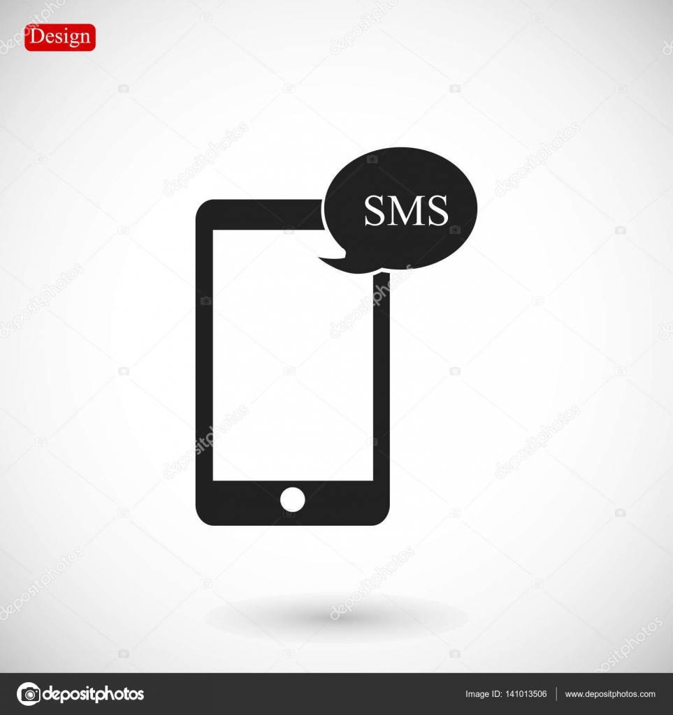 Mobile phone sms icon Stock Vector by ©SimVA 141013506