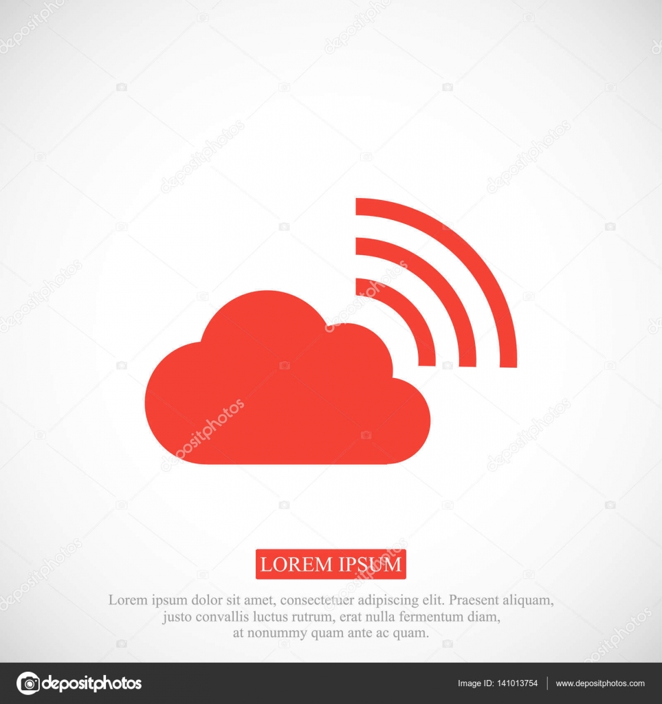 Data cloud icon Stock Vector by ©SimVA 141013754