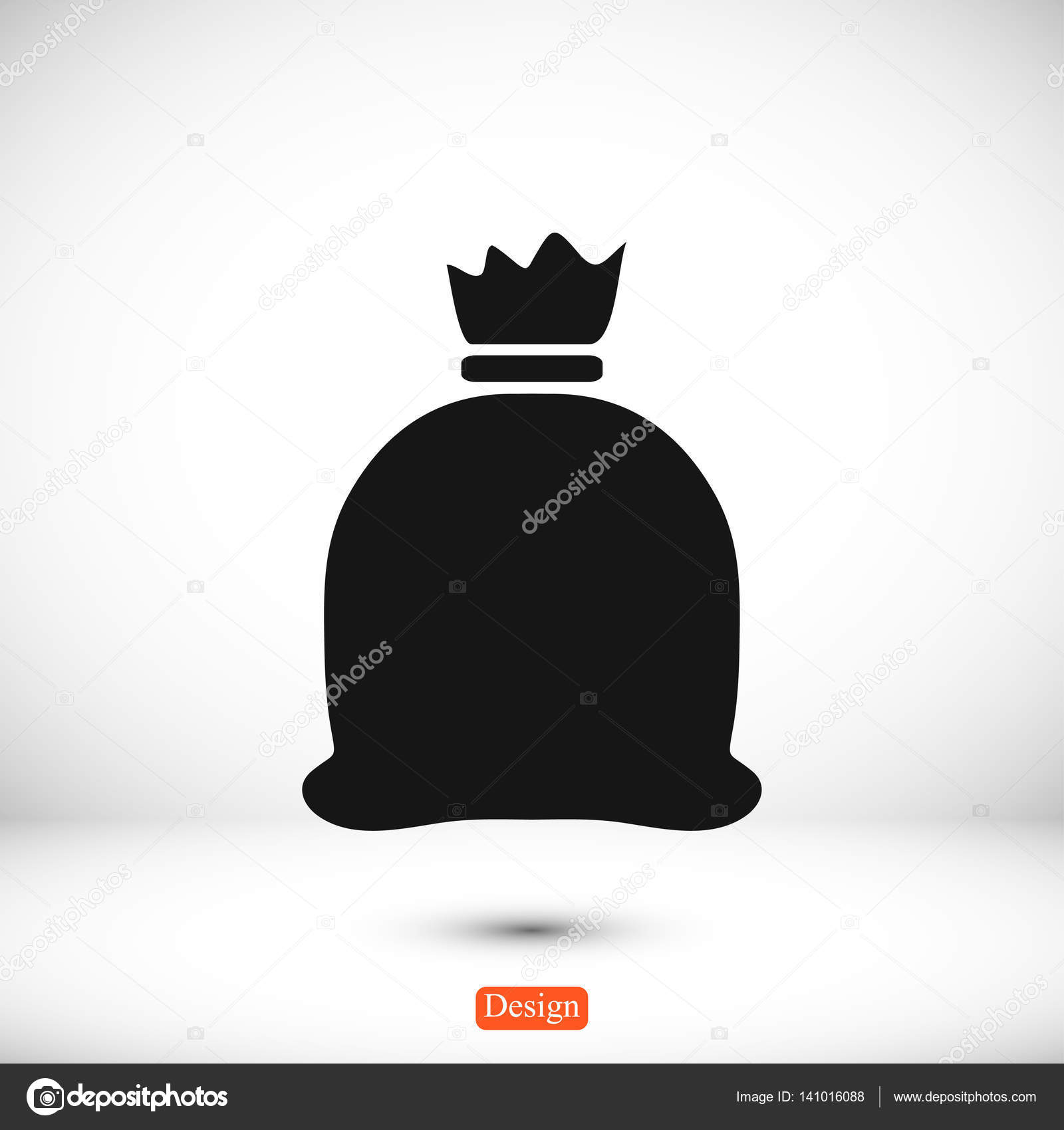 Icono de bolsa de dinero Vector de stock por ©SimVA 141016088