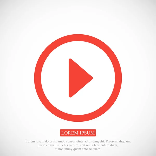 Play button of media player Stock Vector by ©SimVA 153783382