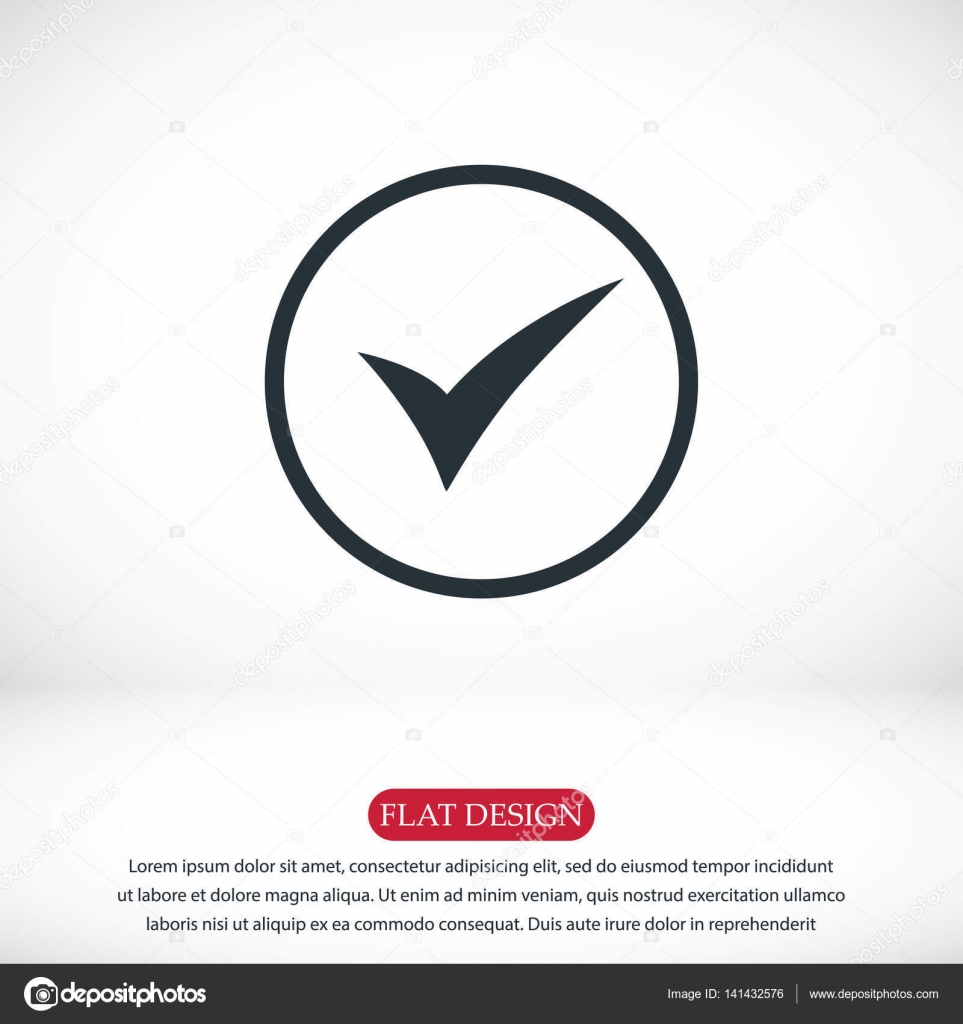 Ok símbolo icono Vector de stock #141432576 de ©SimVA