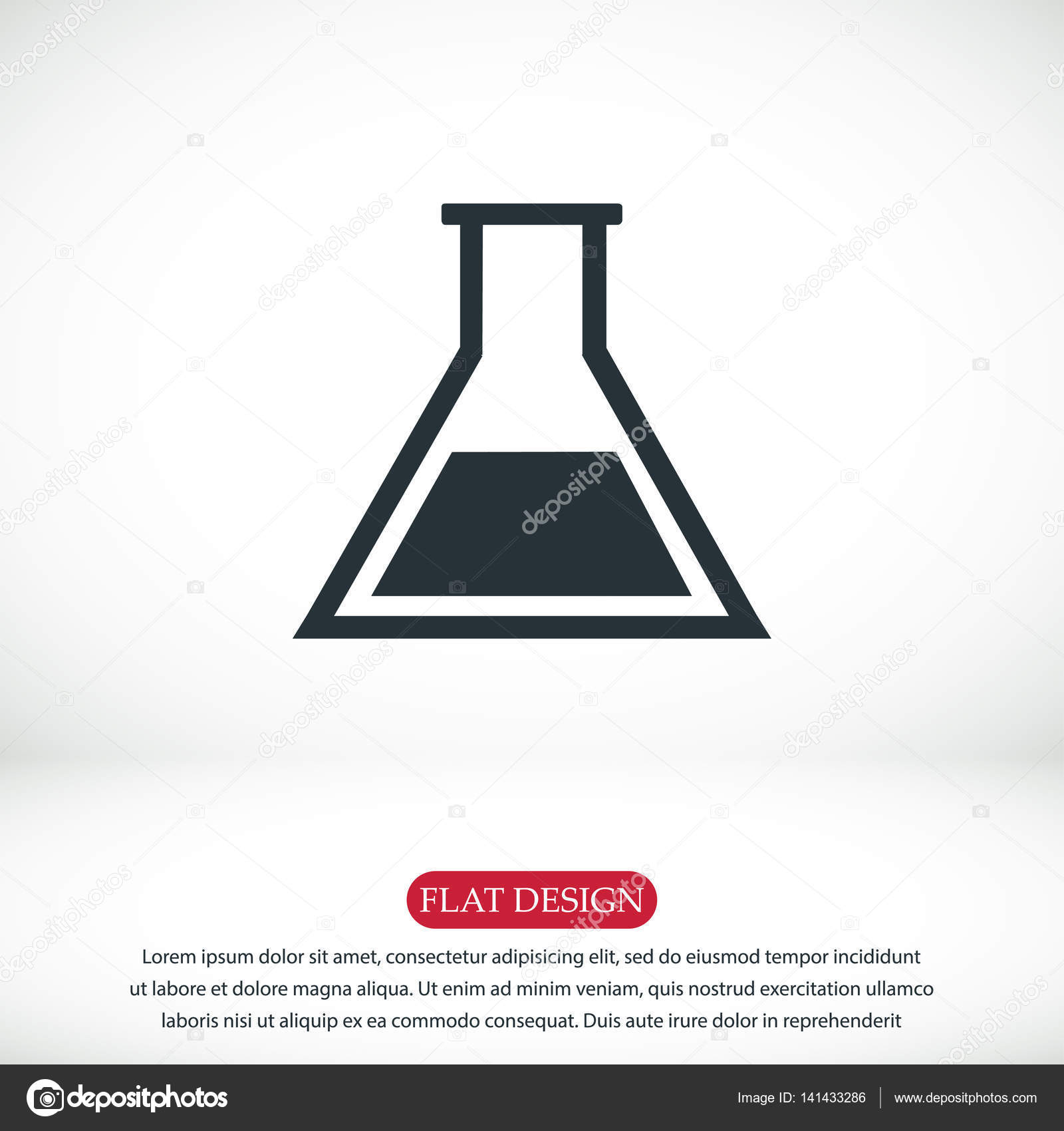 Laboratory glass icon Stock Vector by ©SimVA 141433286