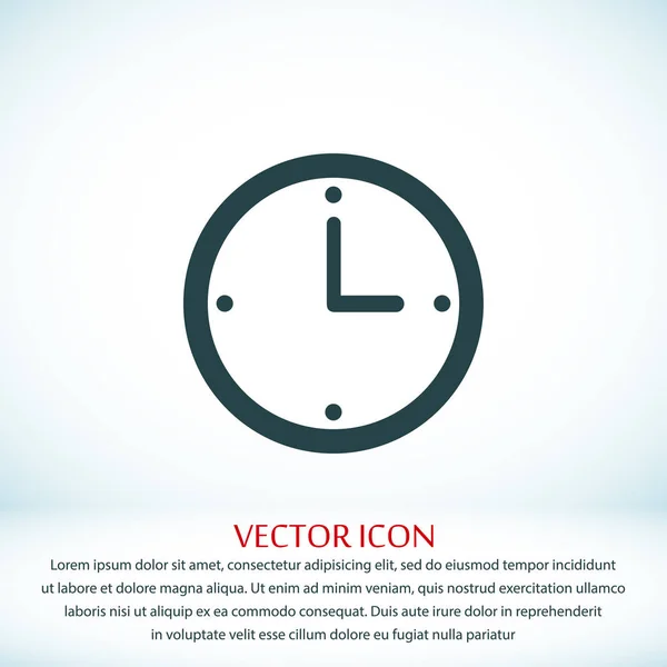 Clock flat icon — Stock Vector © SimVA #141012624