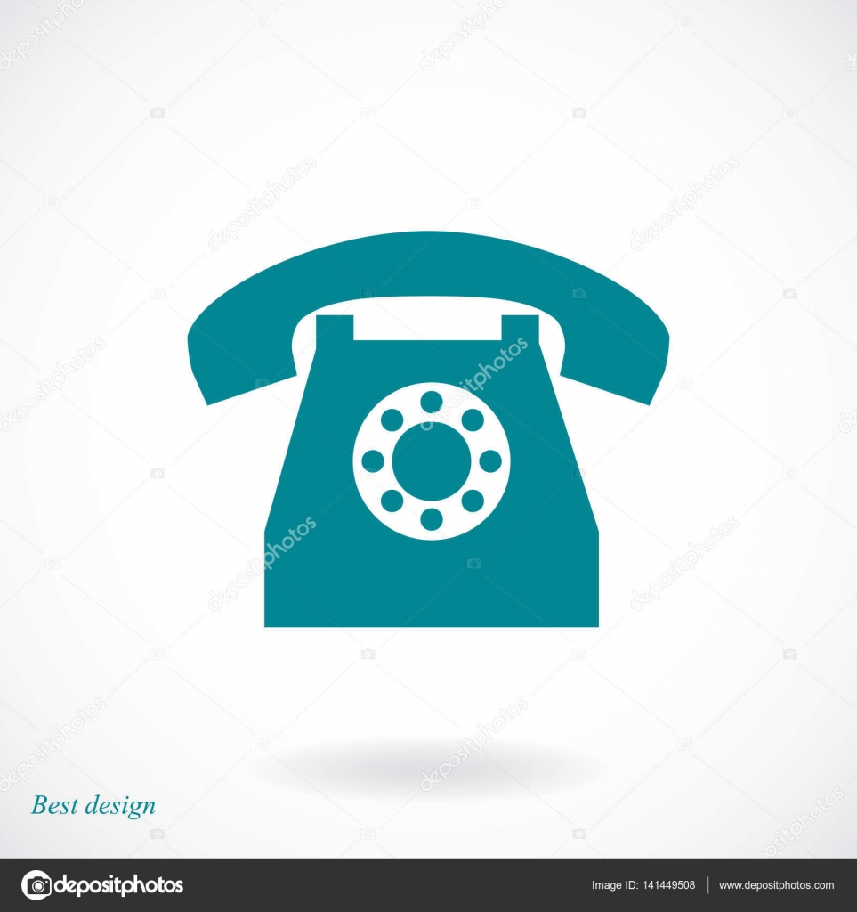 Old phone icon Stock Vector Image by ©SimVA #141449508