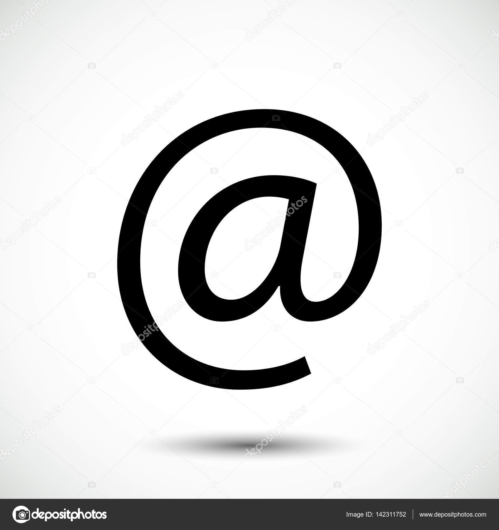 Email sign icon — Stock Vector © SimVA #142311752