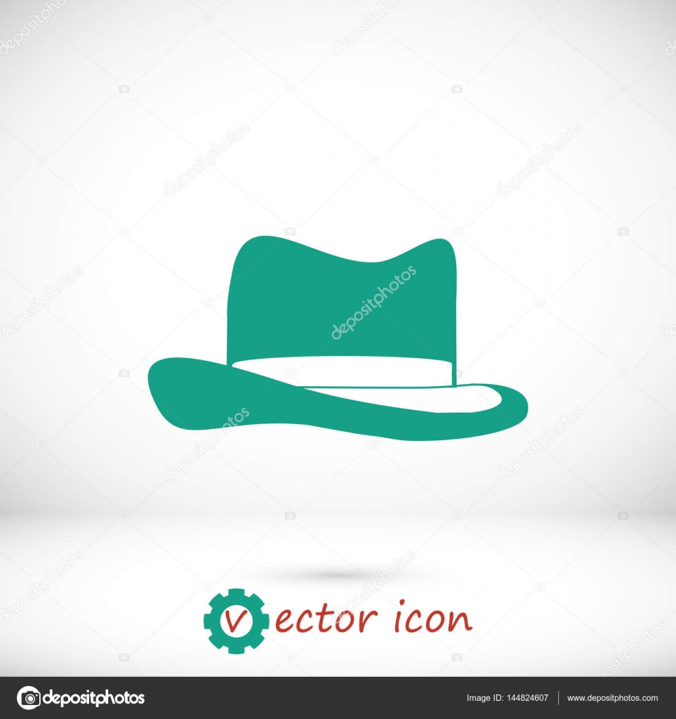 Green hat icon Stock Vector by ©SimVA 144824607