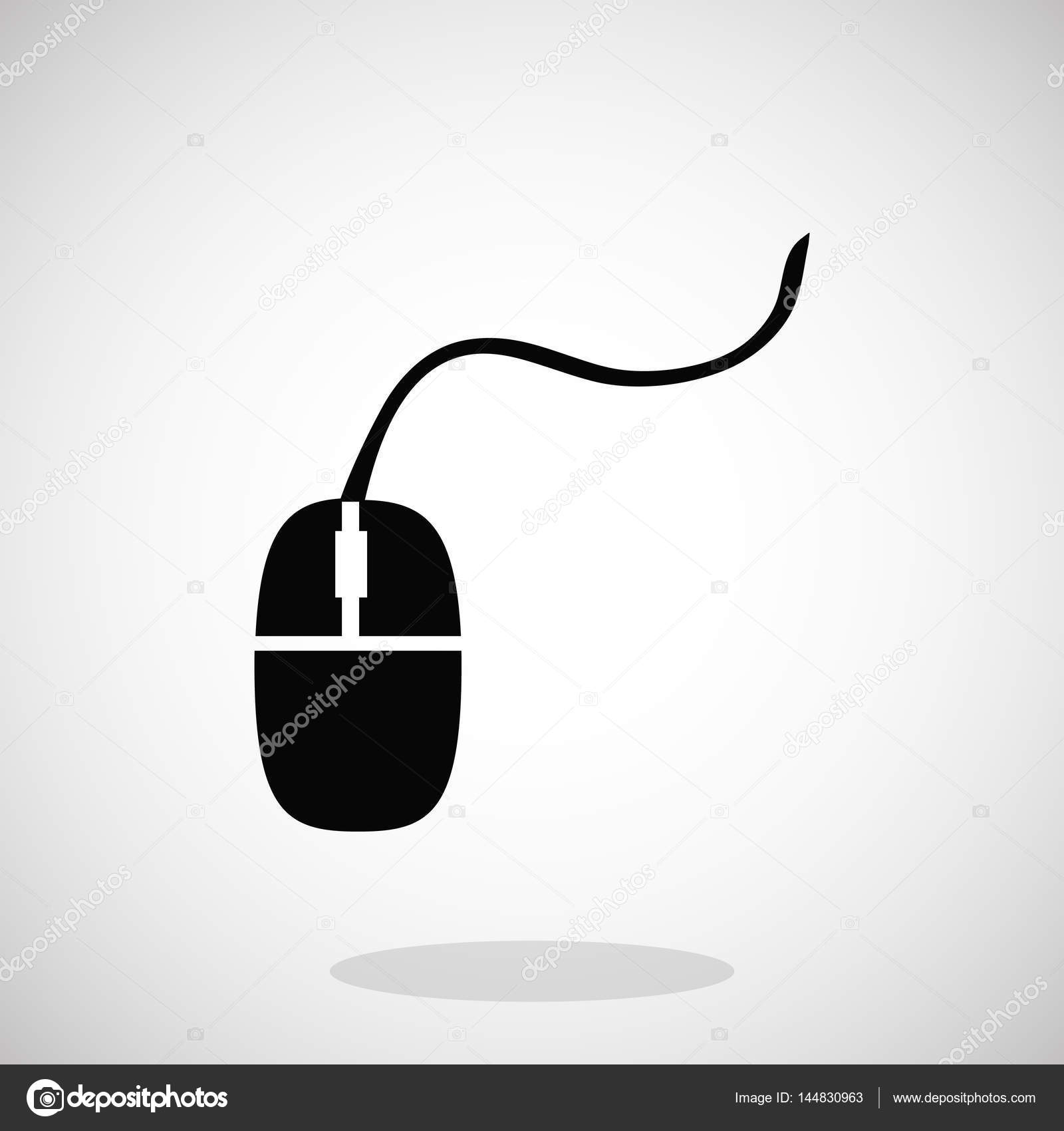 Black mouse icon Stock Vector Image by ©SimVA #144830963