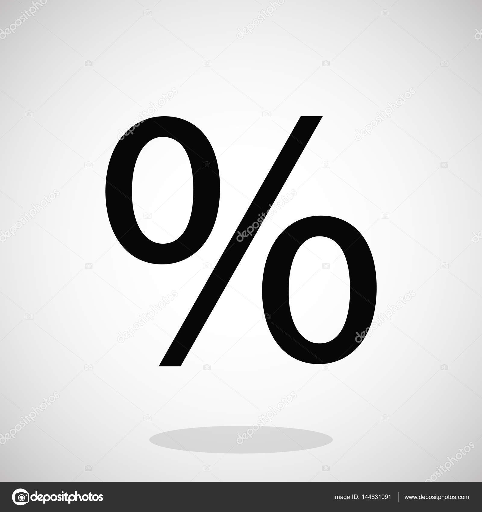 Black percent icon Stock Vector Image by ©SimVA #144831091