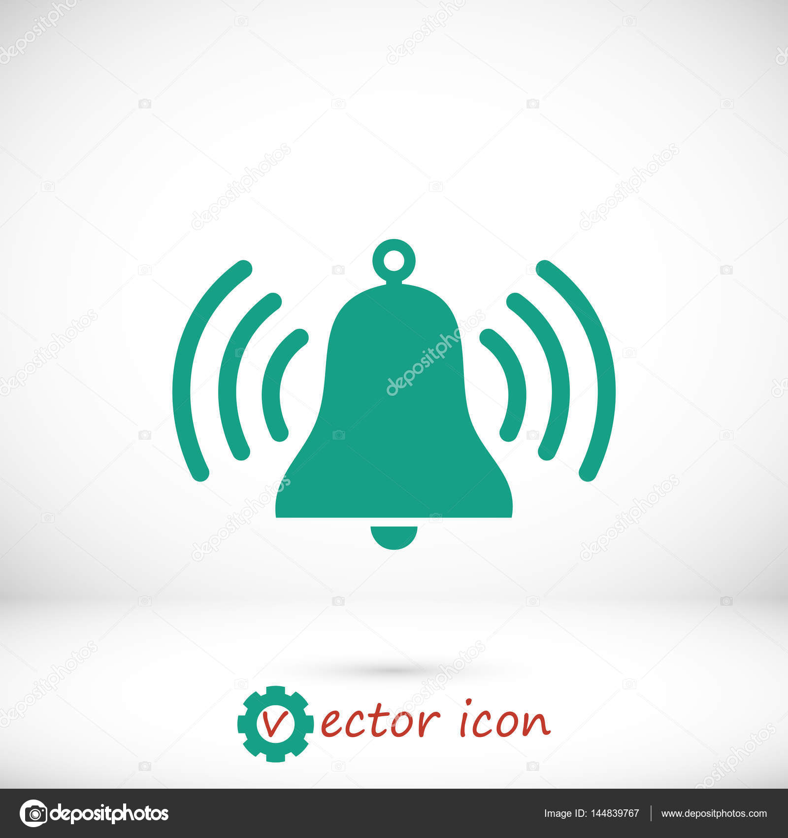 Bell icon illustration Stock Vector Image by ©SimVA #144839767