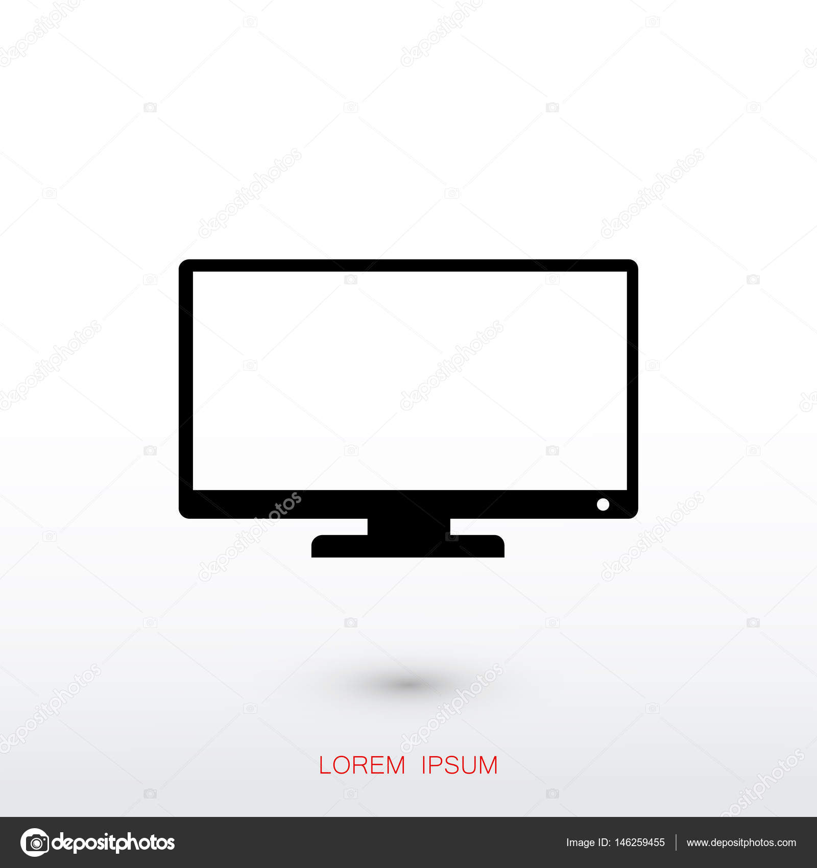 Color TV icon Stock Vector by ©SimVA 146259455