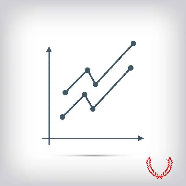 Graph Chart icon Stock Vector by ©SimVA 155996310 Graph Chart icon Stock Vector by ©SimVA 155996310