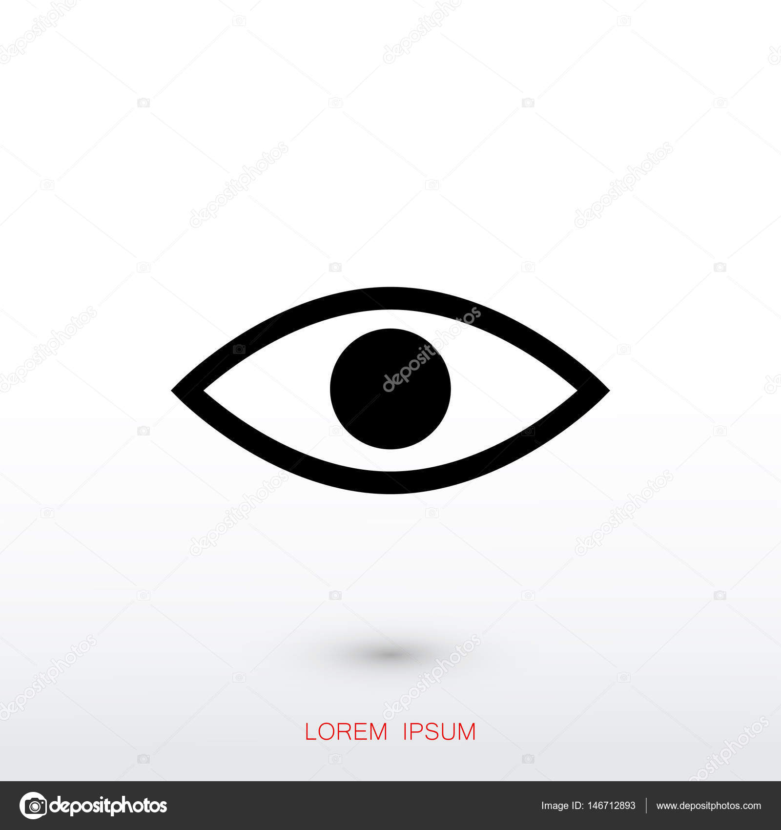 Human eye icon Stock Vector by ©SimVA 146712893