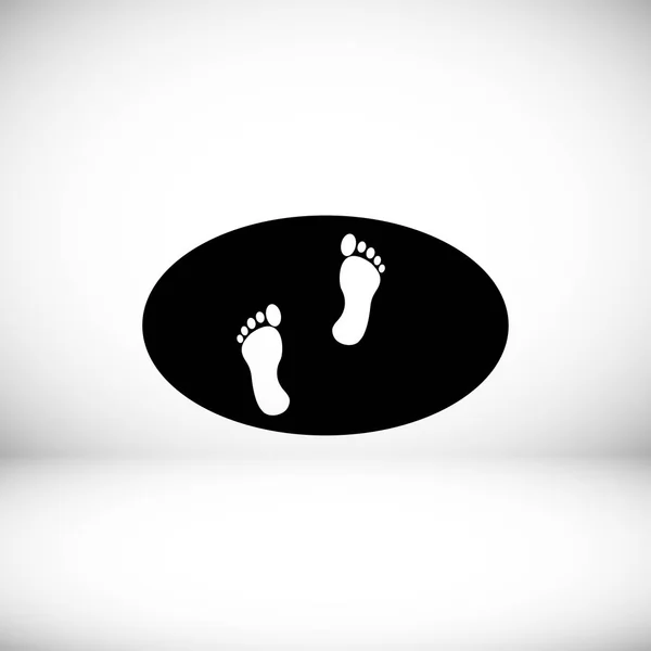 Footprint sign icon Stock Vector by ©SimVA 161554356