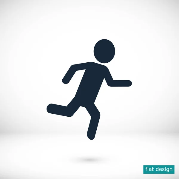 Running man icon Stock Vector Image by ©SimVA #144833213