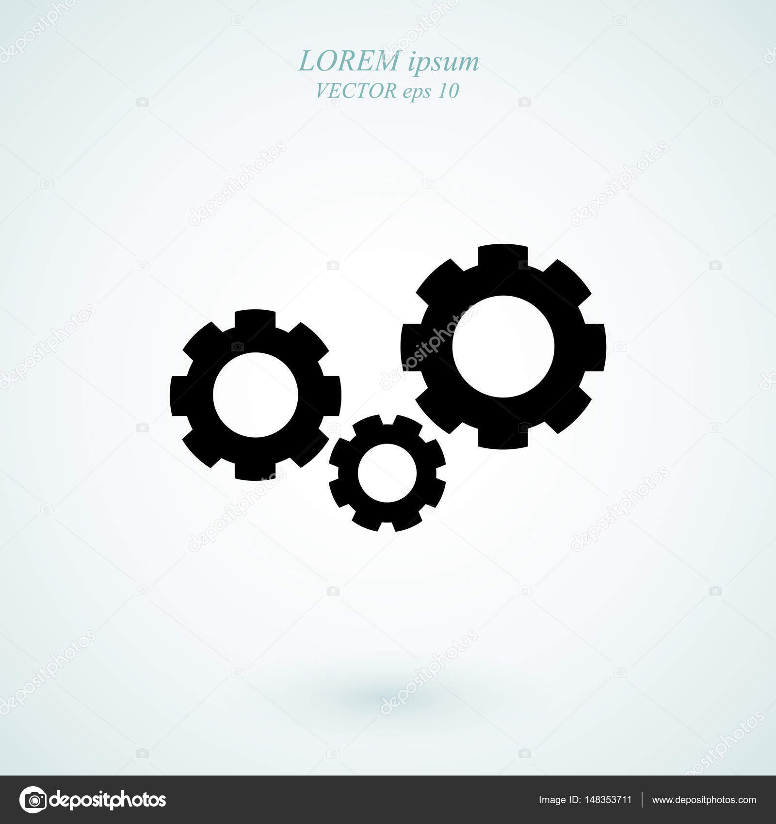Gear sign icon Stock Vector Image by ©SimVA #148353711