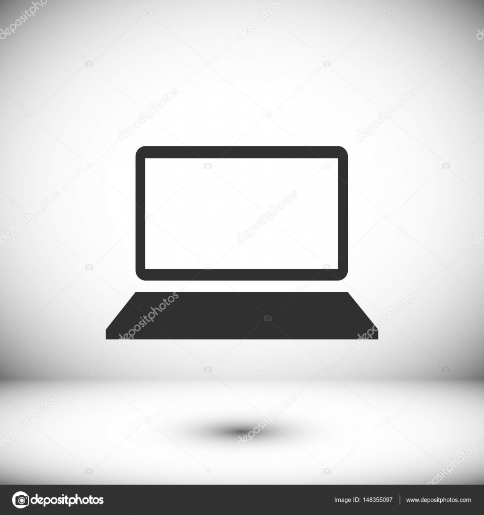 Computer flat icon Stock Vector by ©SimVA 148355097