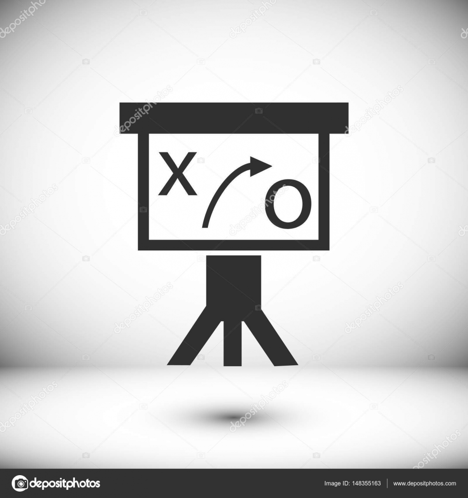 Presentation sign icon Stock Vector by ©SimVA 148355163