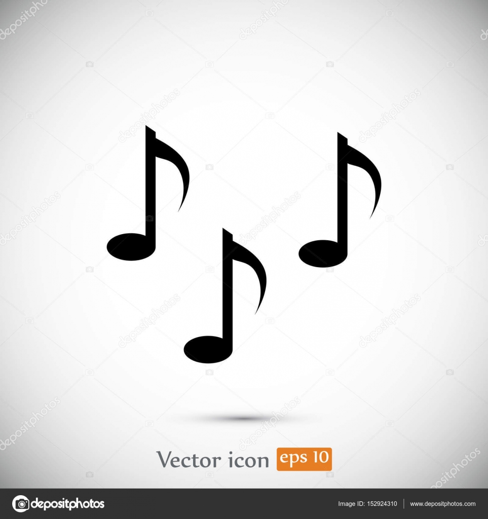 Music notes sign icon Stock Vector Image by ©SimVA #152924310