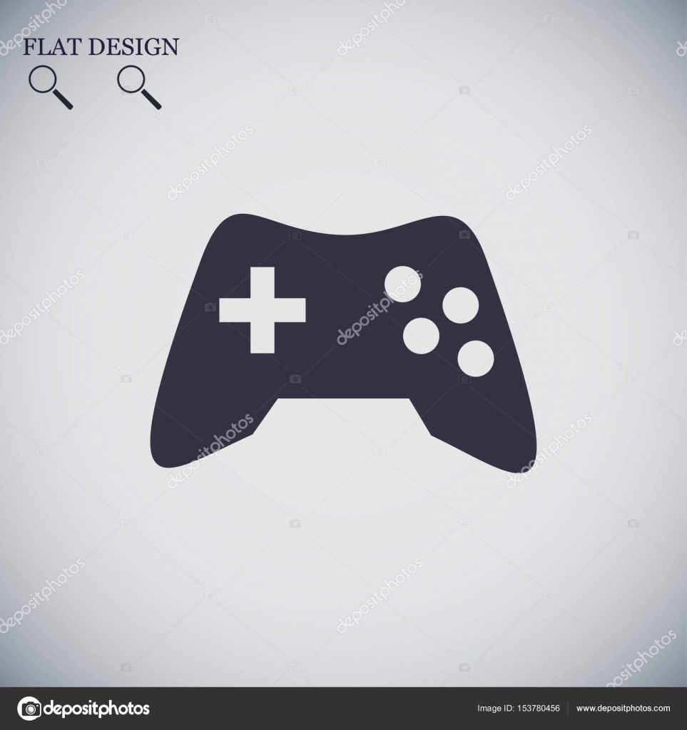 Game flat icon Stock Vector by ©SimVA 153780456