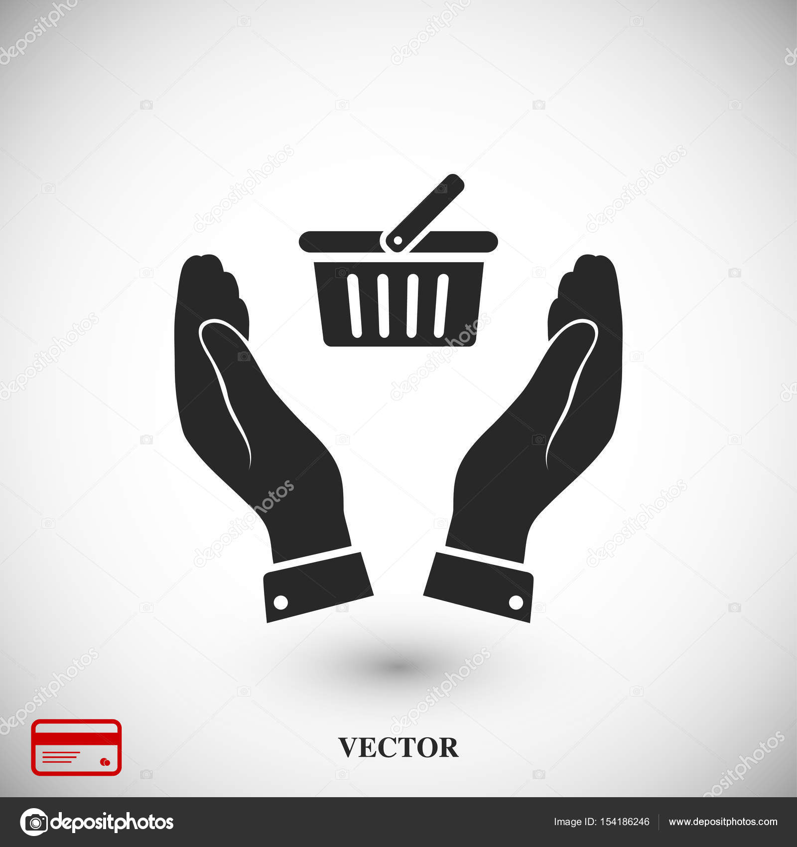 Basket sign icon Stock Vector Image by ©SimVA #154186246