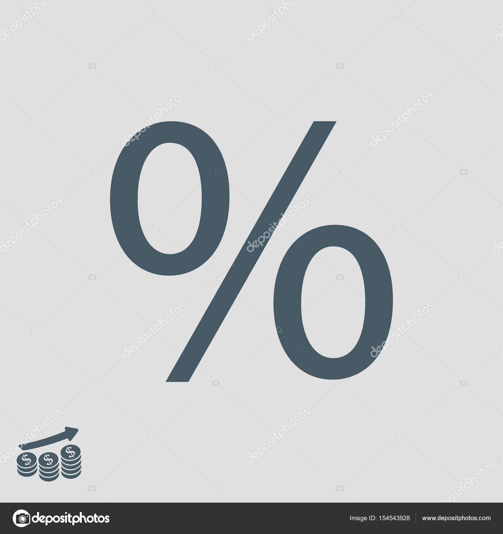 Percent sign icon Stock Vector by ©SimVA 154543928
