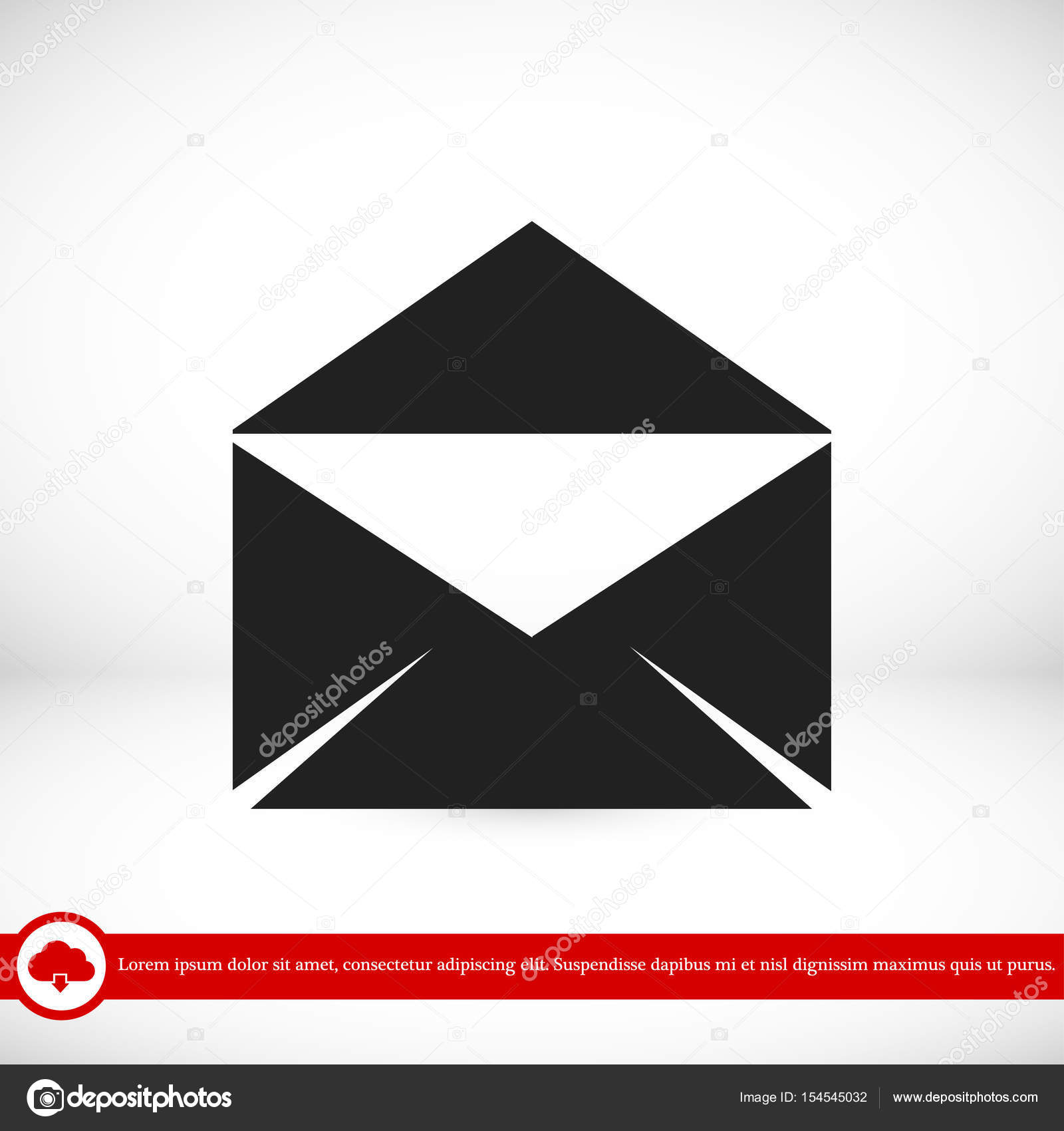Envelope sign icon Stock Vector by ©SimVA 154545032