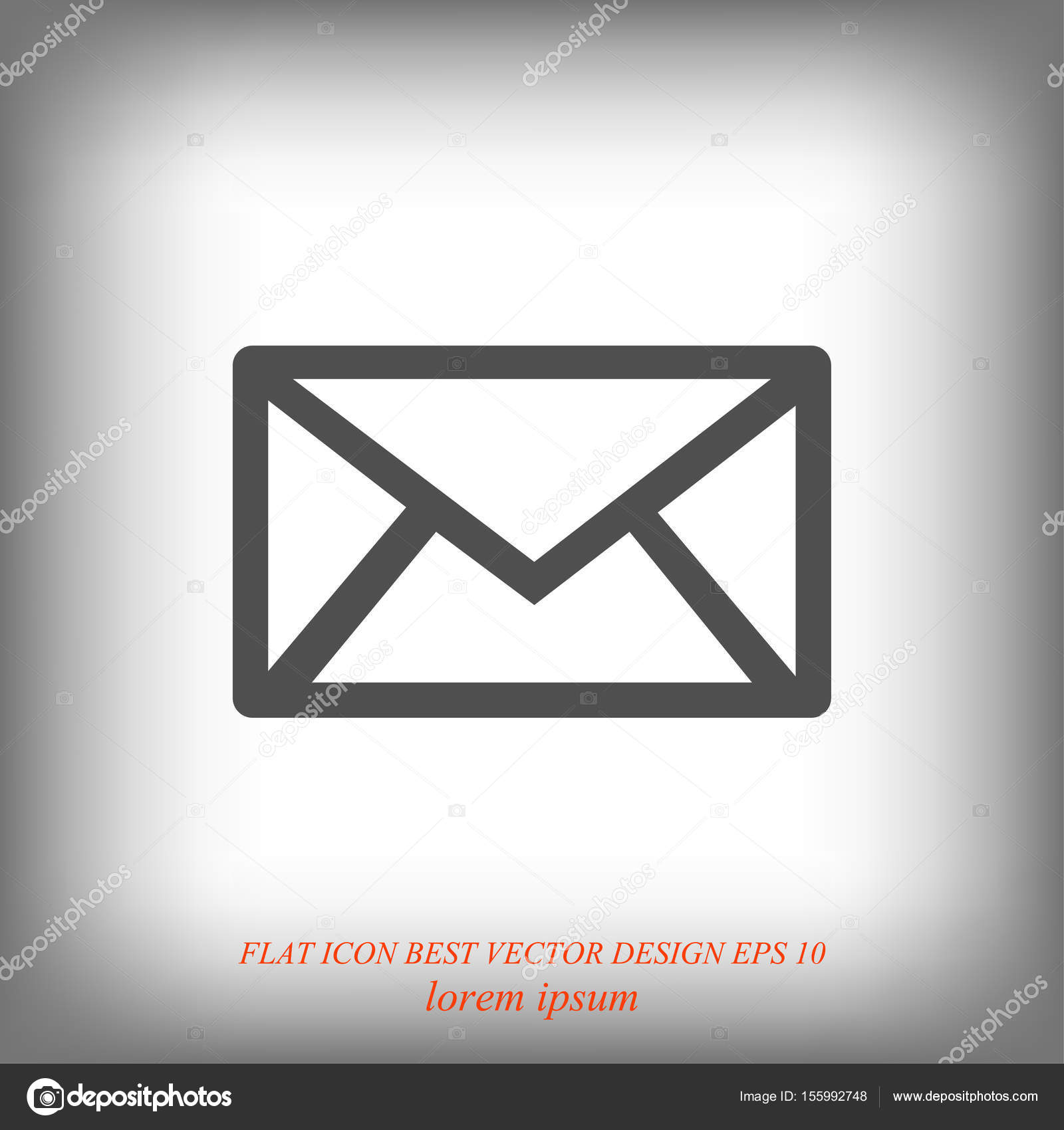 Message sign icon Stock Vector Image by ©SimVA #155992748
