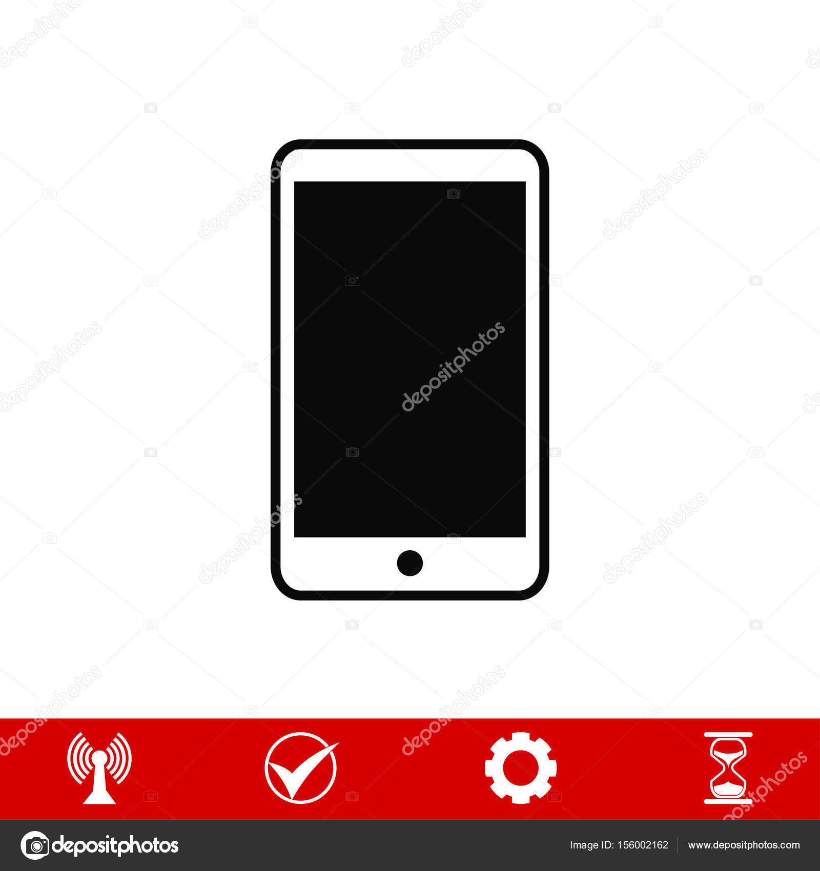 Phone sign icon Stock Vector by ©SimVA 156002162