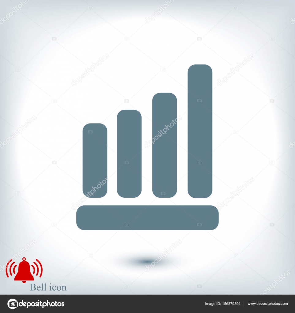Graphic chart icon Stock Vector by ©SimVA #156879394