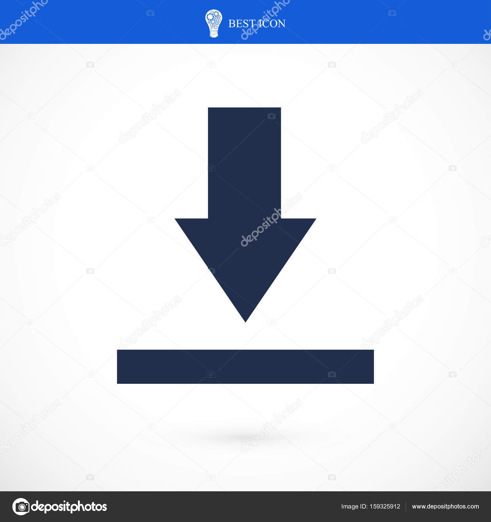 Upload button icon Stock Vector by ©SimVA 159325912