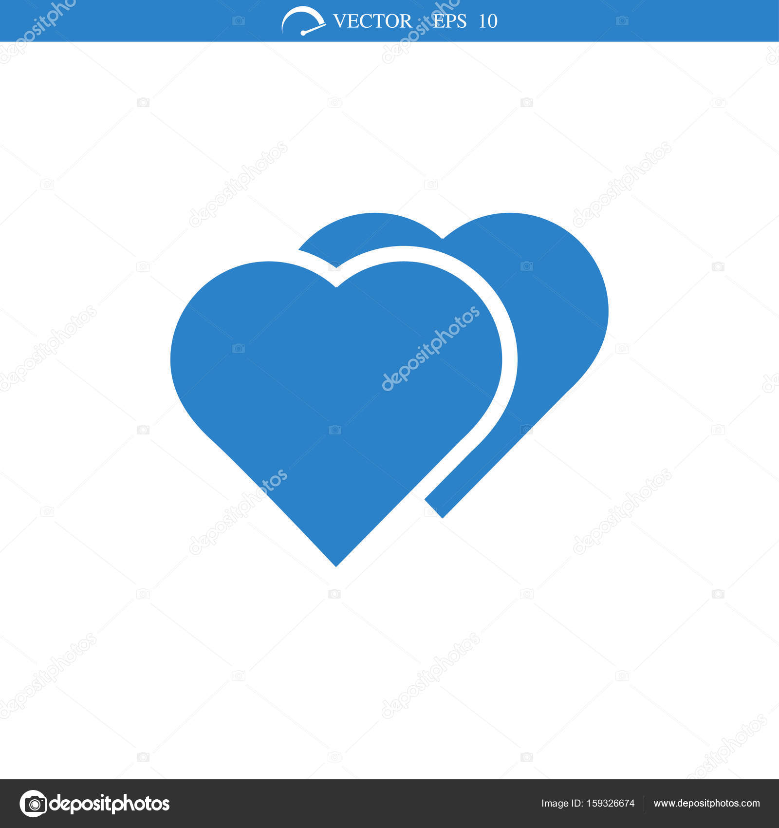 Heart sign icon — Stock Vector © SimVA #159326674
