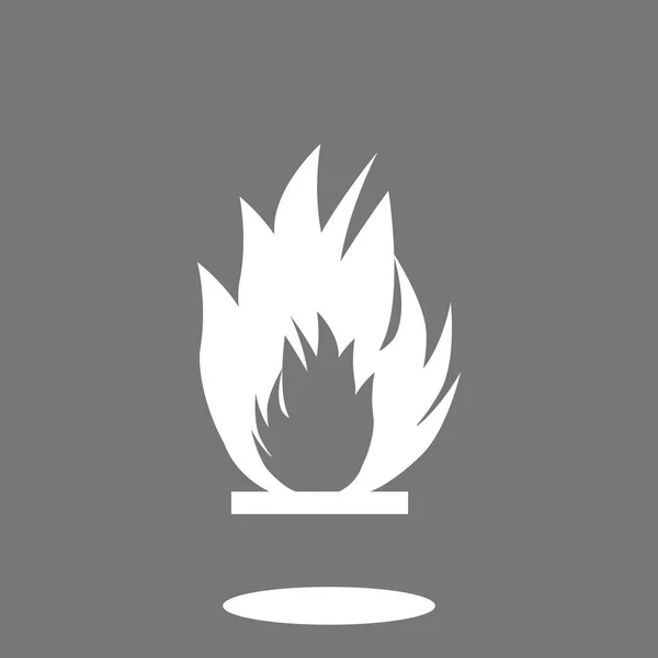 Fire, flame icon Stock Vector by ©SimVA 124300618
