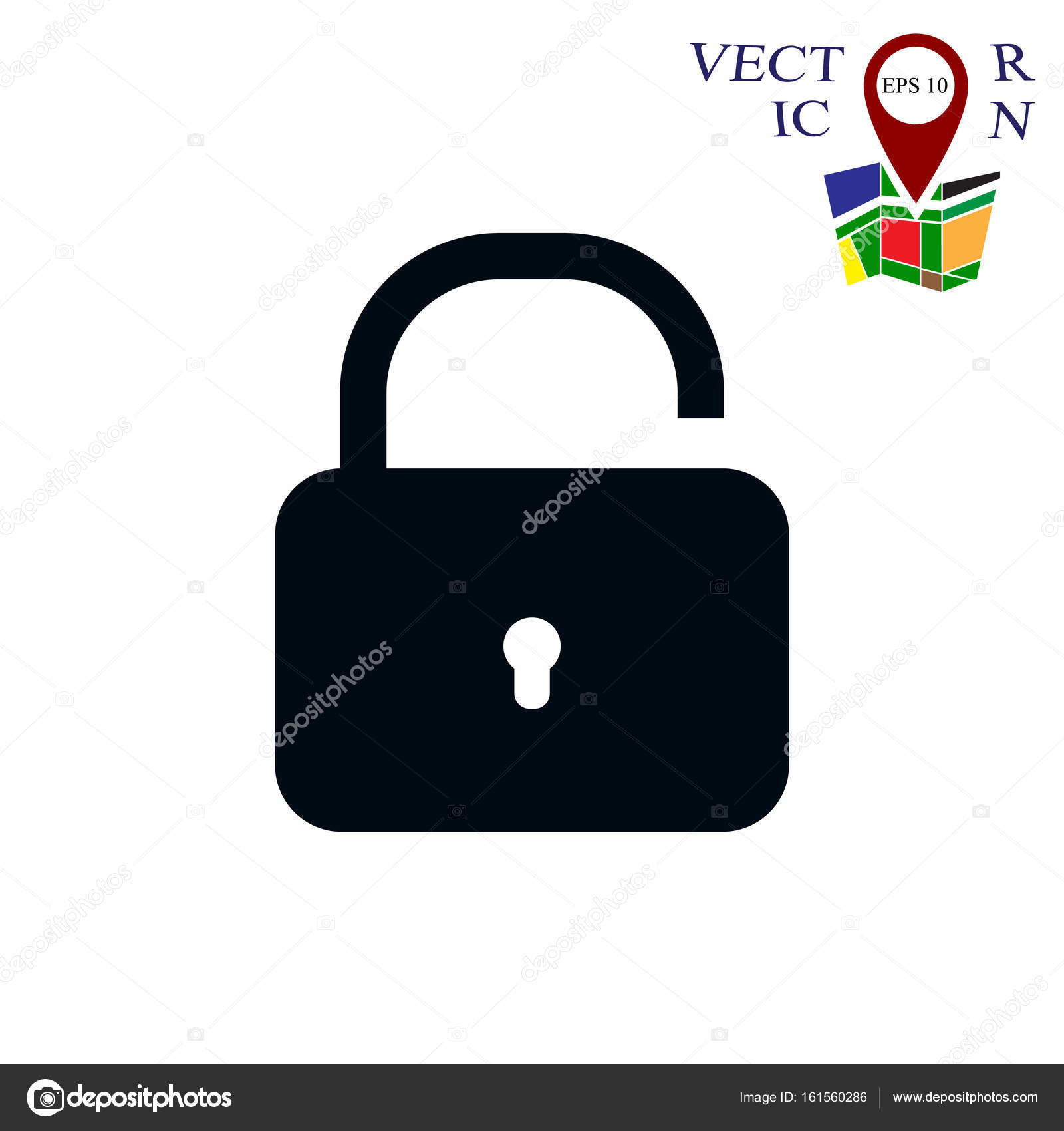 Design of lock icon Stock Vector by ©SimVA 161560286