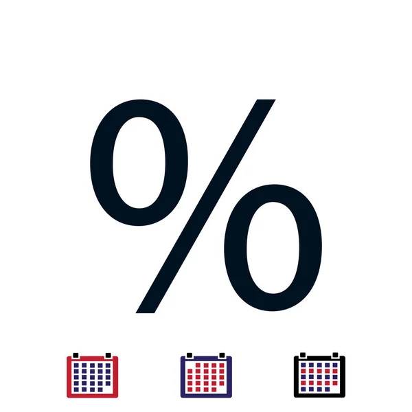 Percent sign icon Stock Vector by ©SimVA 156876342